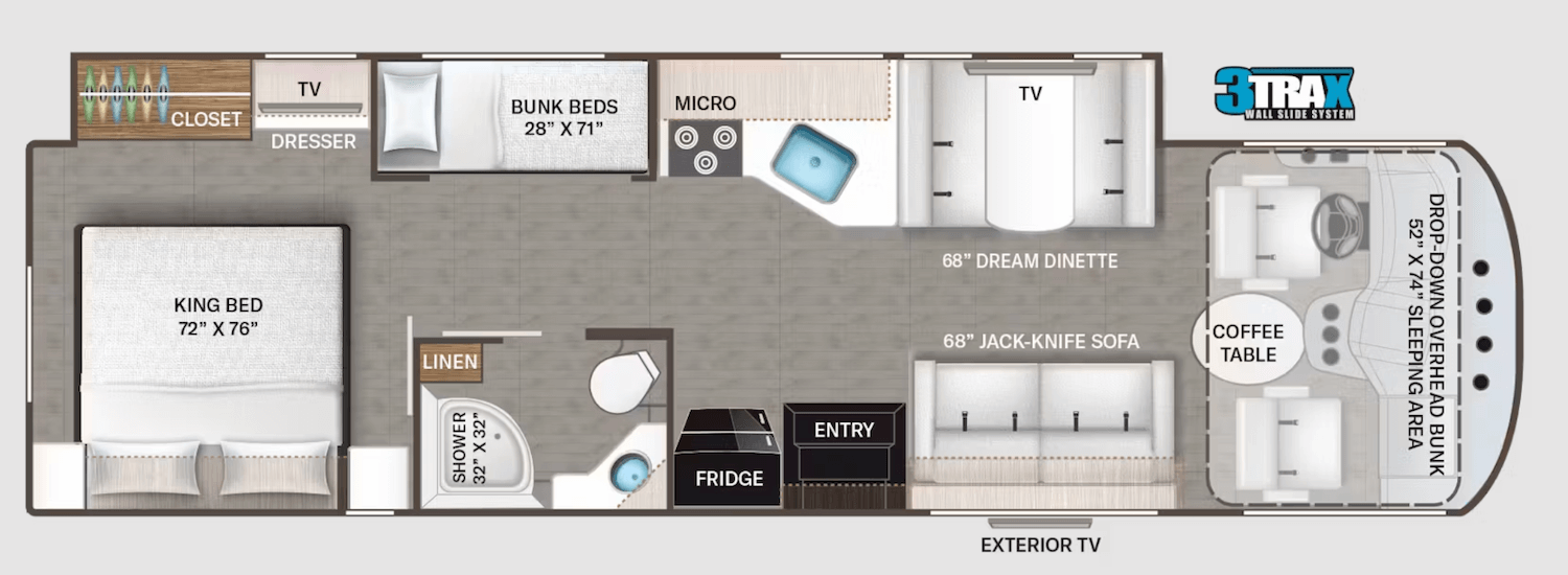 What Is the Best Motorhome With Bunk Beds in 2024? | Camping World Blog