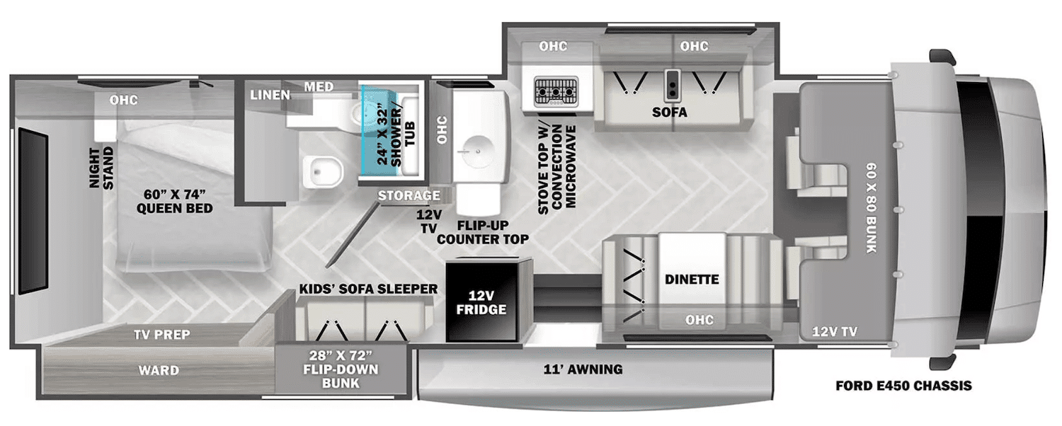 What Is the Best Motorhome With Bunk Beds in 2024? | Camping World Blog