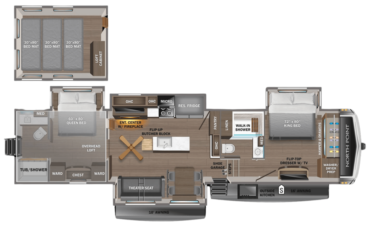 2024 Fifth Wheels with Two Bedrooms | Camping World Blog