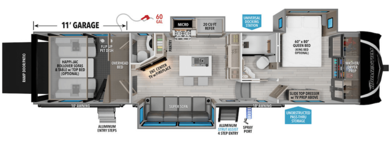 7 Grand Design Toy Hauler Floorplans | Camping World Blog
