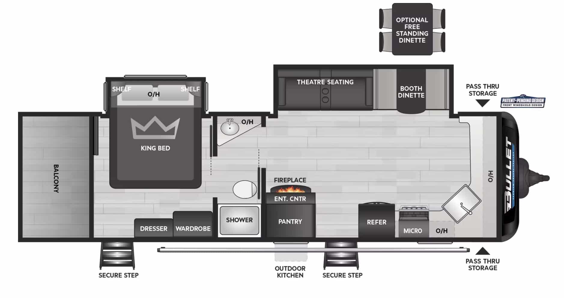 Need a Travel Trailer with a Patio?