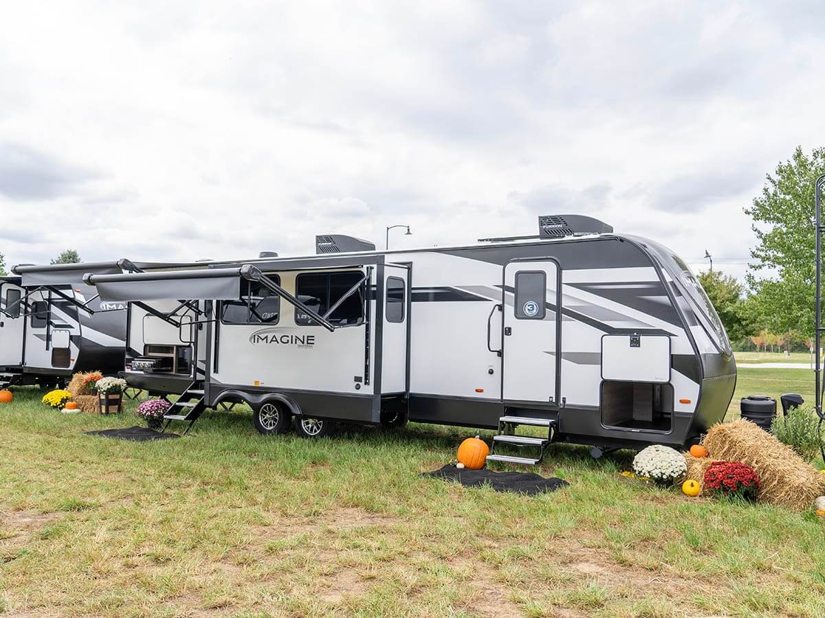 Need a Travel Trailer with Garage Space?