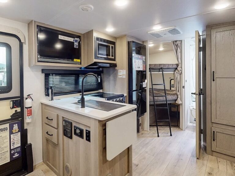 Need a Travel Trailer with Garage Space?