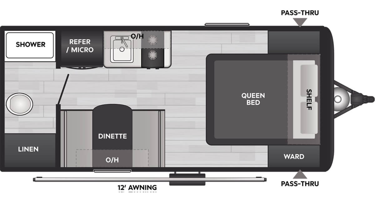 20 Foot Travel Trailer Floor Plans for Couples & Families