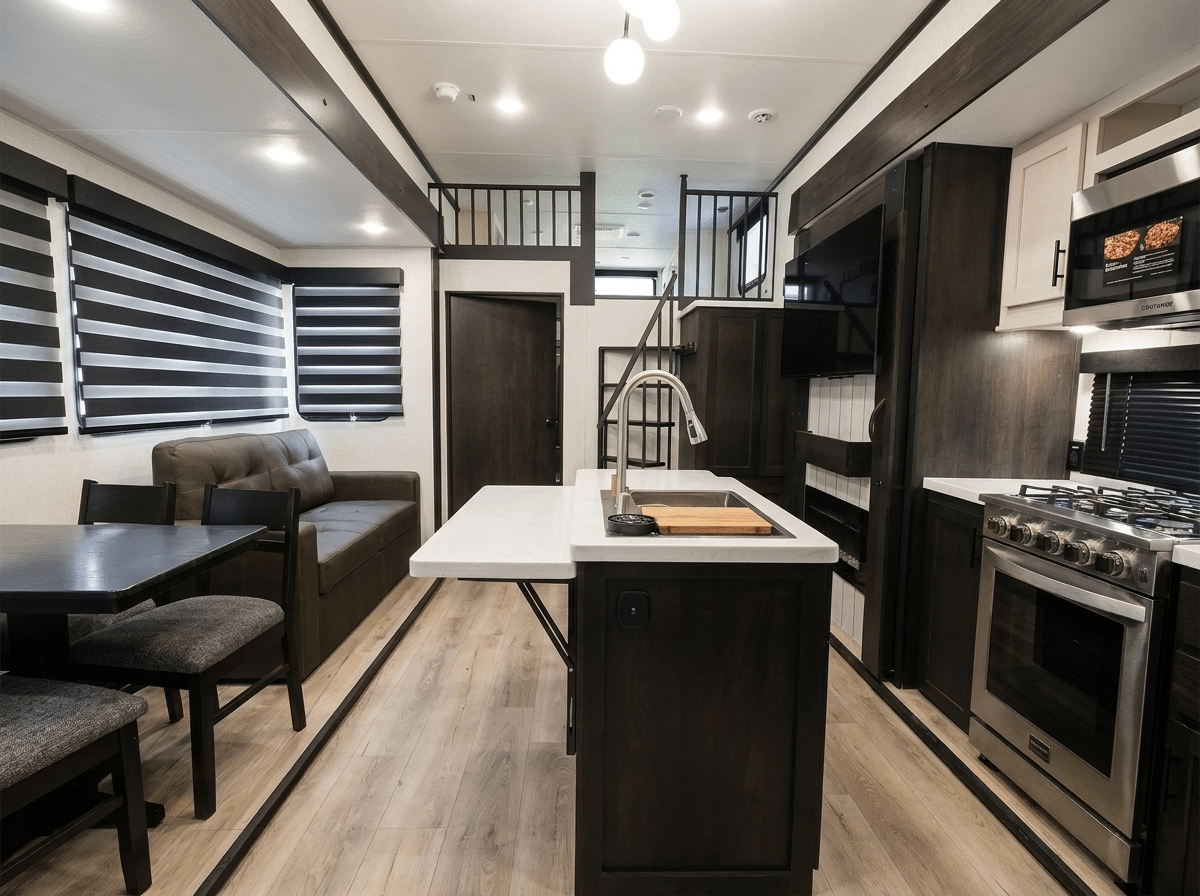 Forest River's Rogue Store is a Hybrid RV for Extended Living